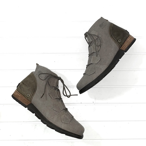Sorel | Shoes | Sorel Major Lace Suede Canvas Ankle Boot | Poshmark